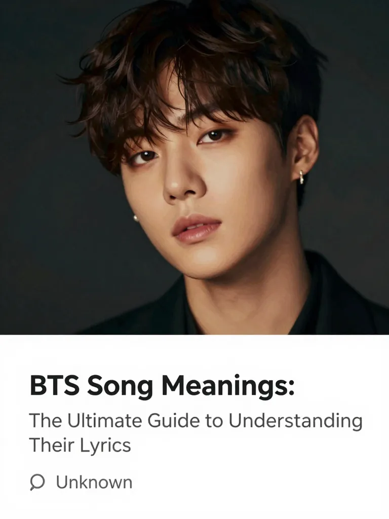 BTS Song Meanings: The Ultimate Guide to Understanding Their Lyrics ...
